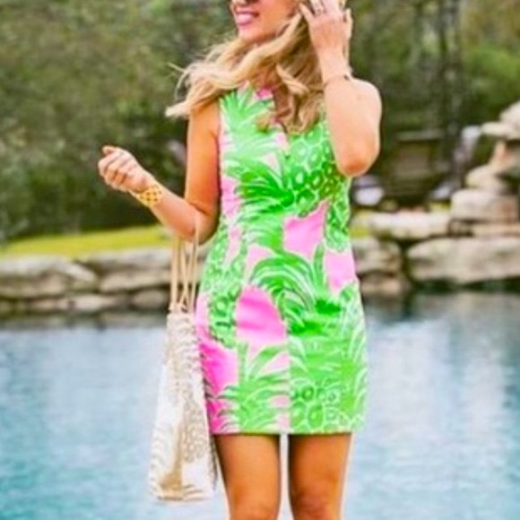 Lilly Pulitzer | Dresses | Lilly Pulitzer Pink Pout Flamenco Mila Shift ...